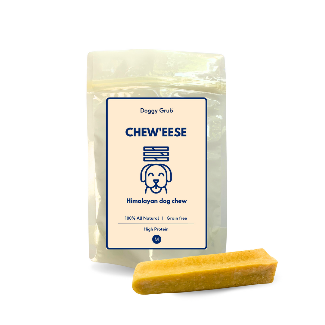 Chewee'se by Doggy Grub | Long-Lasting Himalayan Cheese Dog Chew